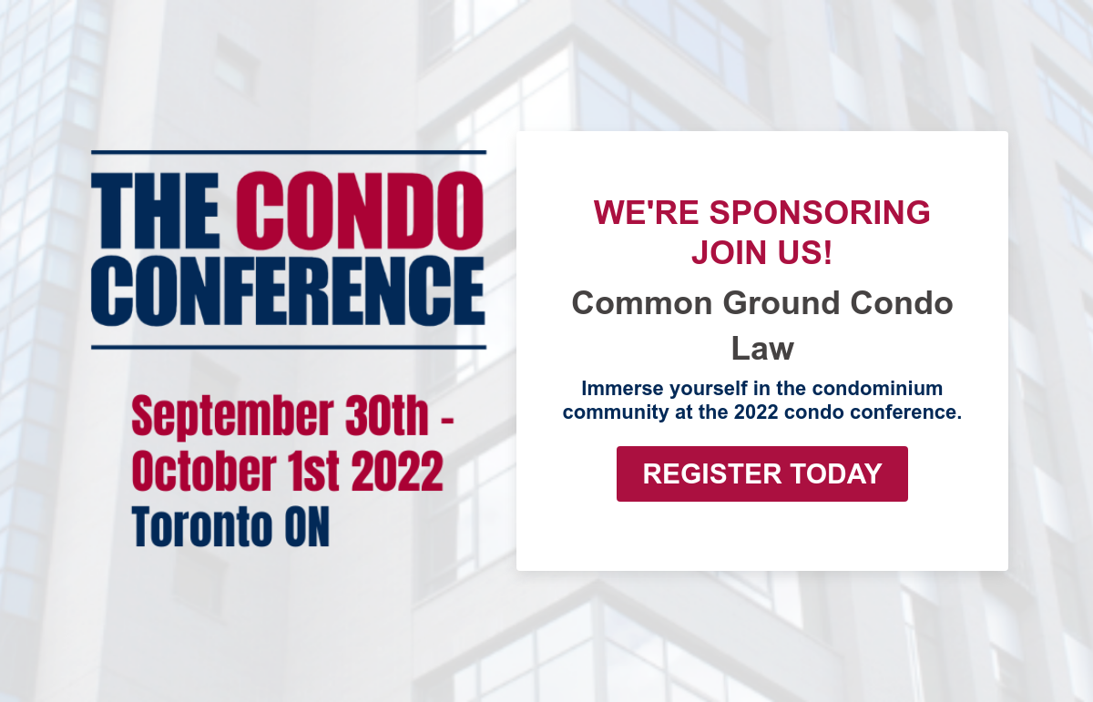 Register for The Condo Conference