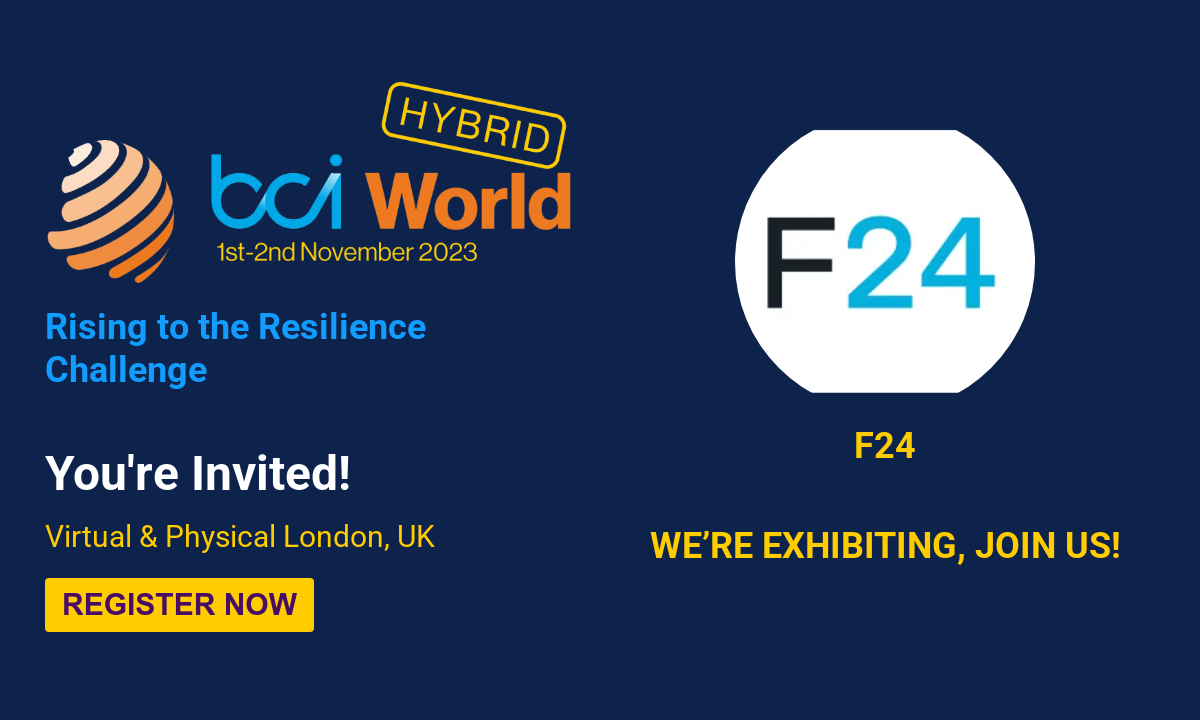 BCI World Hybrid 2023 | 1-2 November, Virtual & Physical, London, UK | Rising to the Resilience ...